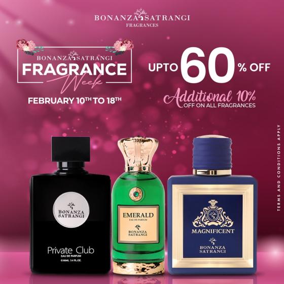 Bonanza.Satrangi Fragrance Week Sale! Up To 60% Off till 18th Feb 2024 | What's On Sale